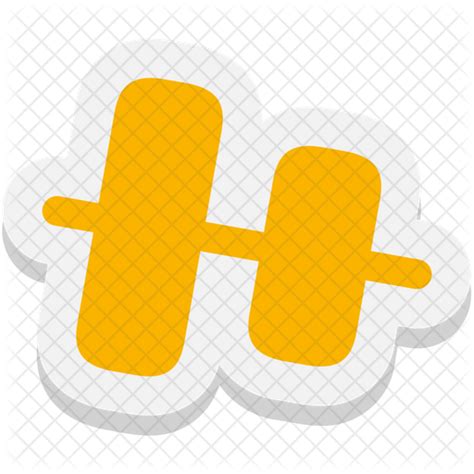 Align Horizontal Icon Download In Sticker Style