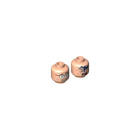 Lego Dennis Nedry With Yellow Jacket Minifigure Head 3274 103584