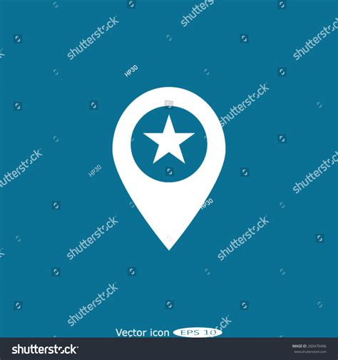 Map Pointer Star Places Optimization Vector Stock Vector Royalty Free Shutterstock