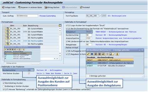 SAP Adobe Form Invoice List Solidforms