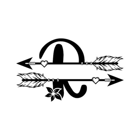 Premium Vector Initial J Decorative Monogram Split Letter Vector