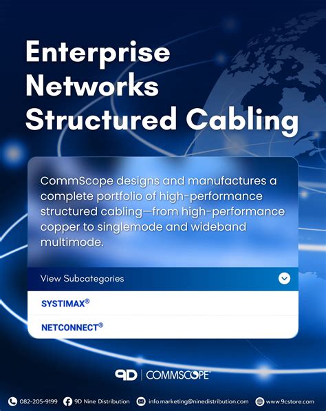 9d Commscope Enterprise Networks Structured Cabling 🔵 มาพร้อมโซลู