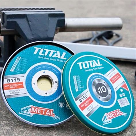 Total Tac210115100 Abrasive Metal Cutting Disc Set 115mm Digital