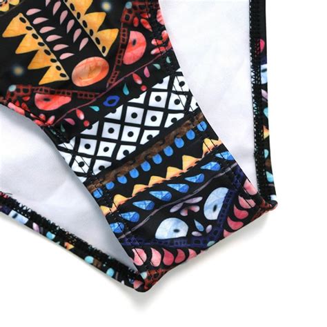 Plavky Sexy Cross Bandage Boho Biquini String Swim Wear Bathing Suit