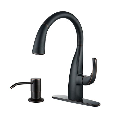 Single Handle Gooseneck Pull Down Sprayer Kitchen Faucet Stainless