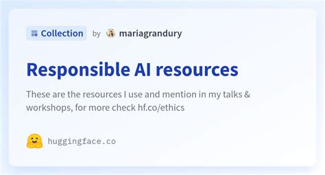 Responsible AI Resources A Mariagrandury Collection