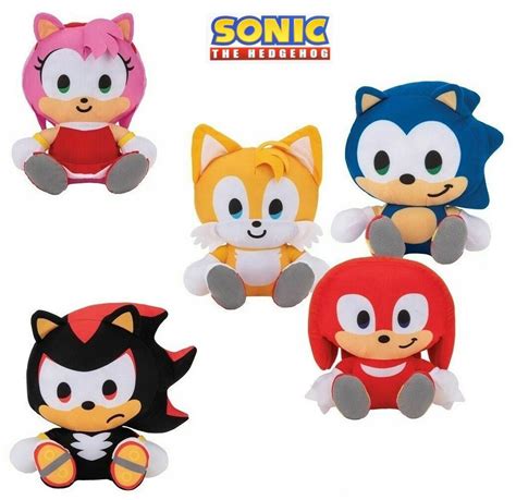 Buy Sonic The Hedgehog Shadow Amy Rose Knuckles And Tails Plush Toys