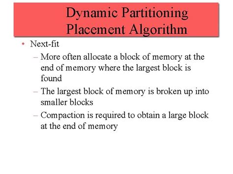 Lecture 7 Memory Management Memory Management Subdividing Memory