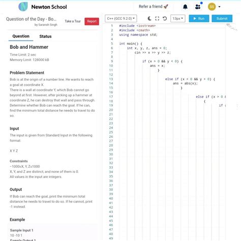 Saransh Sikarwar On Linkedin Languageused Day9 30daysofcode Community Coding Programming