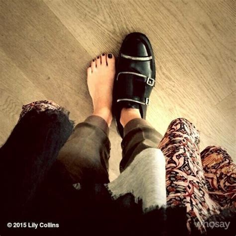 Lily Collins Barefoot And Tattoo 52 Pics