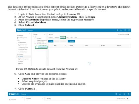 Add Dataset Powerprotect Dp Series Appliance Vmware Workload