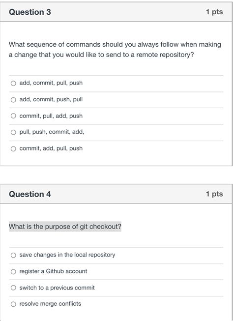 Solved Question 3 1 Pts What Sequence Of Commands Should You