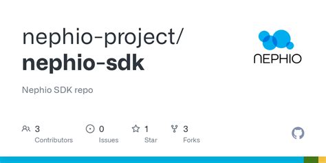 Github Nephio Project Nephio Sdk Nephio Sdk Repo