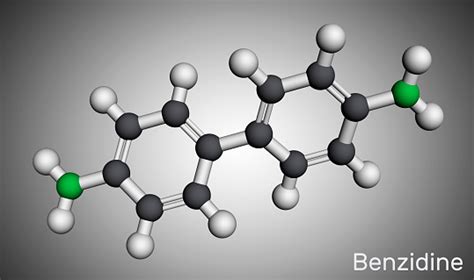 벤지딘 분자 그것은 향기로운 아민 혈액의 검출및 염료의 제조에 있는 시약으로 사용 됩니다 분자 모델 3d 렌더링 사이안화물에 대한 스톡 벡터 아트 및 기타 이미지 Istock