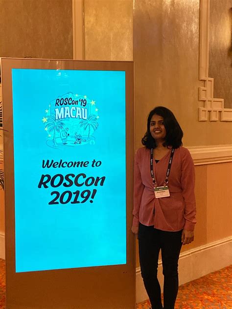 Drashti Patel On Linkedin Goros Roscon Openrobotics Robotics Openembedded Womenintech
