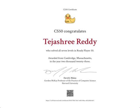 Cs50 Cs50duck Lakeraai Secretsrevealed Tejashree Reddy