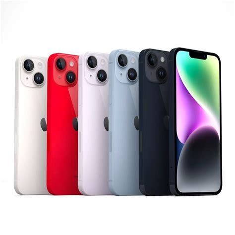 Apple Iphone 14 All Colors 3d Model Cgtrader