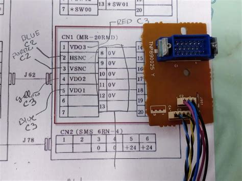 Fanuc 10tf 10 Ttl Monitor Honda Connector Pinout For Cga Crt To Vga