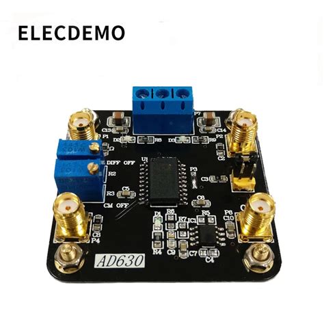 Ad630 Module Balanced Modulator Ad630 Chip Lock In Amplifier Module For Weak Signal Detection