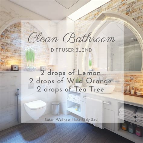Clean Bathroom Diffuser Blend Essential Oil Diffuser Recipes Essential Oils Cleaning
