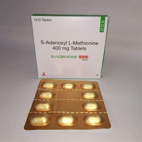 S Adenose 400 S Adenosyl L Methionine 400 Mg Tablets Merdica