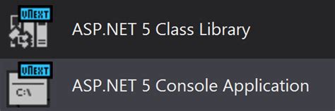 Vs 2015 Preview Missing Aspnet 5 Web Application Project Type Stack Overflow