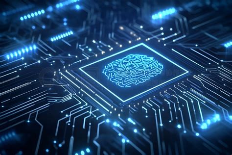 量子计算ai数字艺术 量子计算3d渲染科技风深蓝色电路板大脑芯片发光线路插画 Ai图片免费下载 Png格式 4032像素 编号72044854 千图网