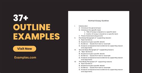 Book Outline Example
