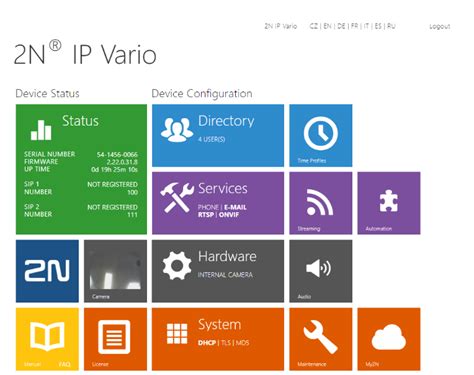 Starting Manual For Integration With 2n Ip Intercoms Faq Intercoms Private