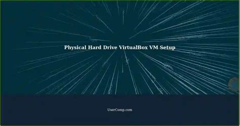 using a physical hard drive with virtualbox vm on opensuse tumbleweed