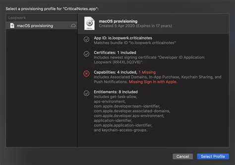 Xcode Distribute Macos Build Of A Swiftui App Using Sign In With