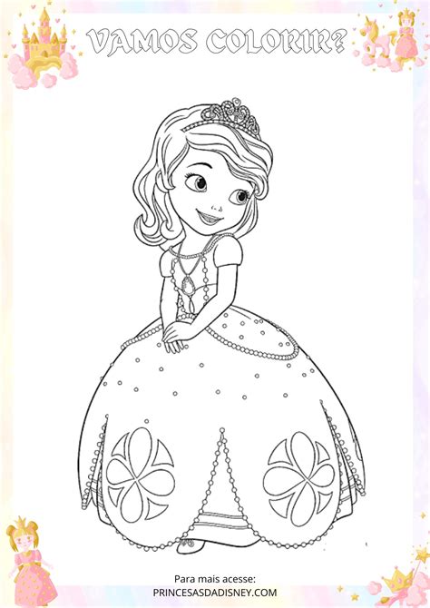 10 Desenhos Da Sofia Para Colorir E Imprimir