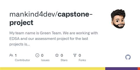 Github Mankind Dev Capstone Project My Team Name Is Green Team We Are Working With Edsa And