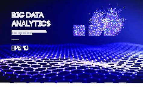 Big Data Business Inteligence Technology Background Binary Code Algorithms Deep Stock Vector By