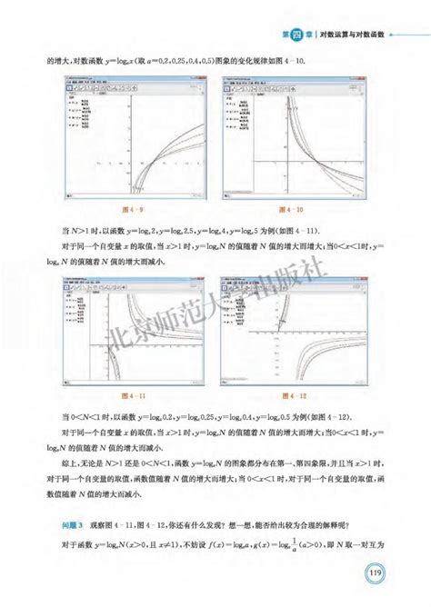 第四章 4指数函数、幂函数、对数函数增长的比较2019年审定北师大版高中数学必修第一册中学课本网
