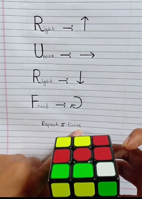 four easy step to solve a rubik s cube 3x3 cube rubikscube rubik in
