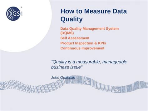 Pptx How To Measure Data Quality Data Quality Management System Dqms