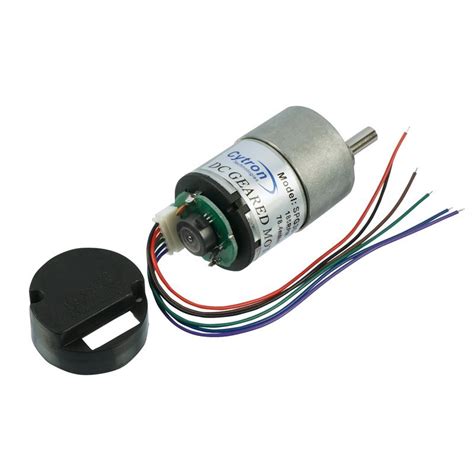 Spg30e 270k Dc Geared Motor With Encoder 16 Rpm 138n Cm 12v Darkoct02