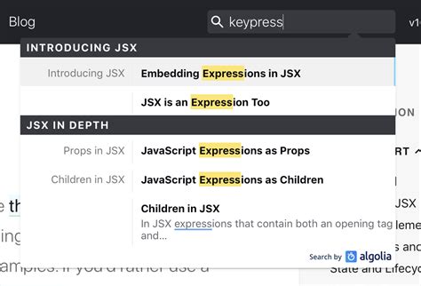 Algolia Search For Keypress Does Not Return Results · Issue 733