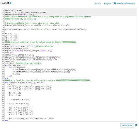 Solved What Is Wrong With My Code Two Body Problem By Chegg