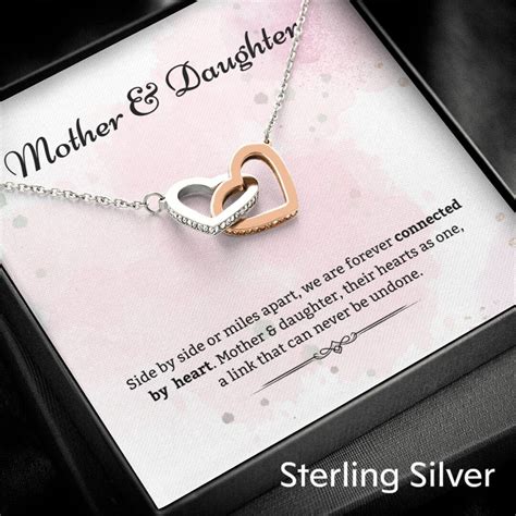 Mother Daughter T Necklace Mother And Daughter Jewellery T For