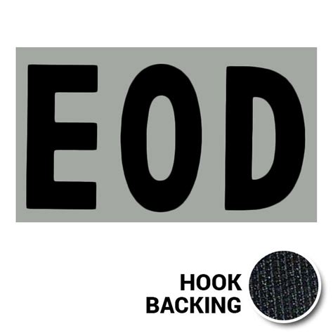 Eod Ir Duty Identifier Tab Patch Infra Red Patch Kel Lac