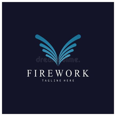 Firework Logo Design Vector Template Stock Vector Illustration Of Rays Firework 302167254