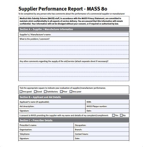 Free 15 Sample Performance Reports In Pdf Ms Word