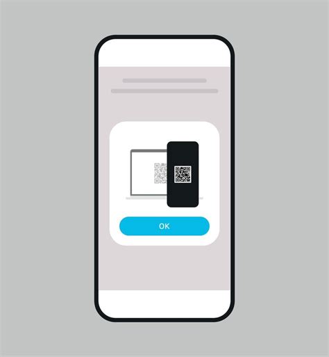 Scanning Qr Code On Smartphone Screen And Digital Technology Flat