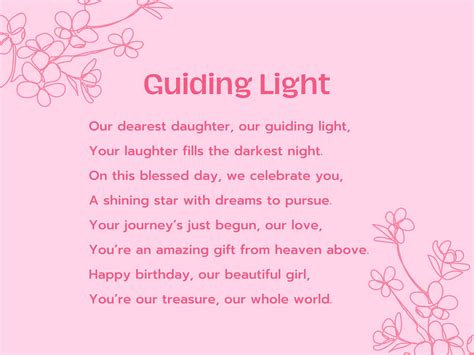 27 Heartfelt Birthday Poems For Your Daughter Shell Cherish