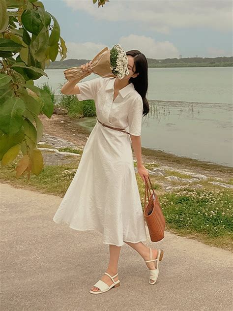 리리앤코 1만장 돌파♥ 무료배송 44 120 벨셔디 카라넥 벨트 롱 원피스 여름 데일리룩 데이트룩 캐주얼룩 캠퍼스룩 하객룩 격식룩 출근룩 빅사이즈 120사이즈