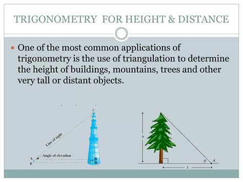 Applications Of Trigonometry Pptx