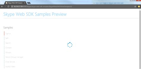 Office365 Not Able To Login With Skype Web Sdk Online Sample Stack Overflow