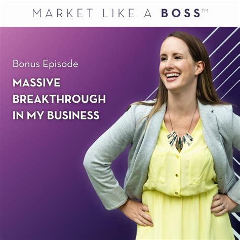 Bonus Episode Massive Breakthrough In My Business Michelle Vroom